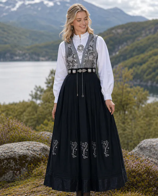 Festdrakt til dame - Sølje.no